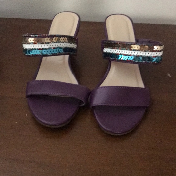 Shoes | Purple Sandals | Poshmark